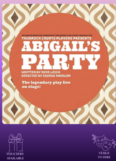 Thameside Theatre: Thurrock Courts Players: Abigail's Party - Your Thurrock